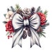 10 Christmas Bows Clipart, Christmas Clipart, Winter Clipart, Holiday ...