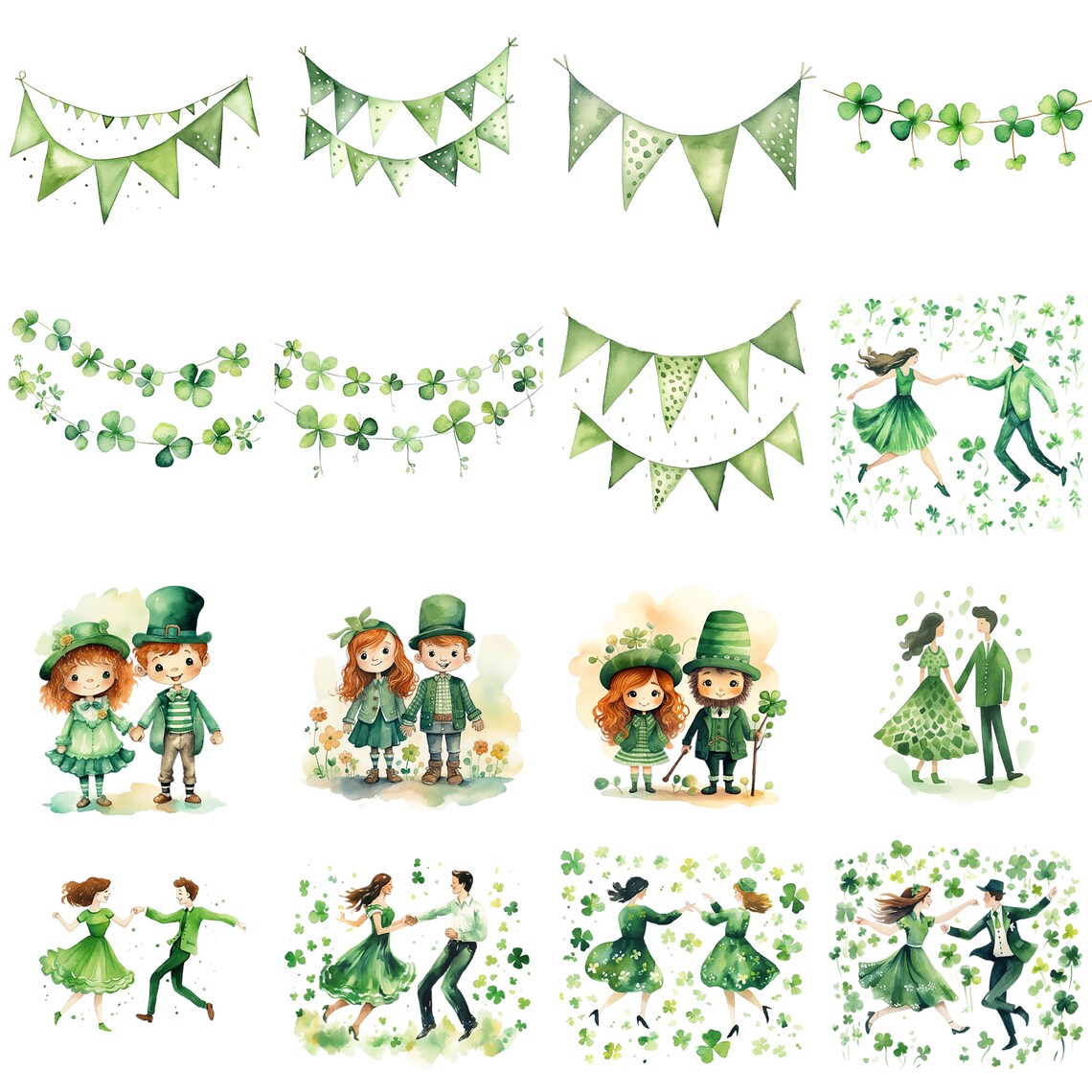 60 PNG, Cute Leprechaun Clipart, St.patrick’s Day Clipart PNG, St ...