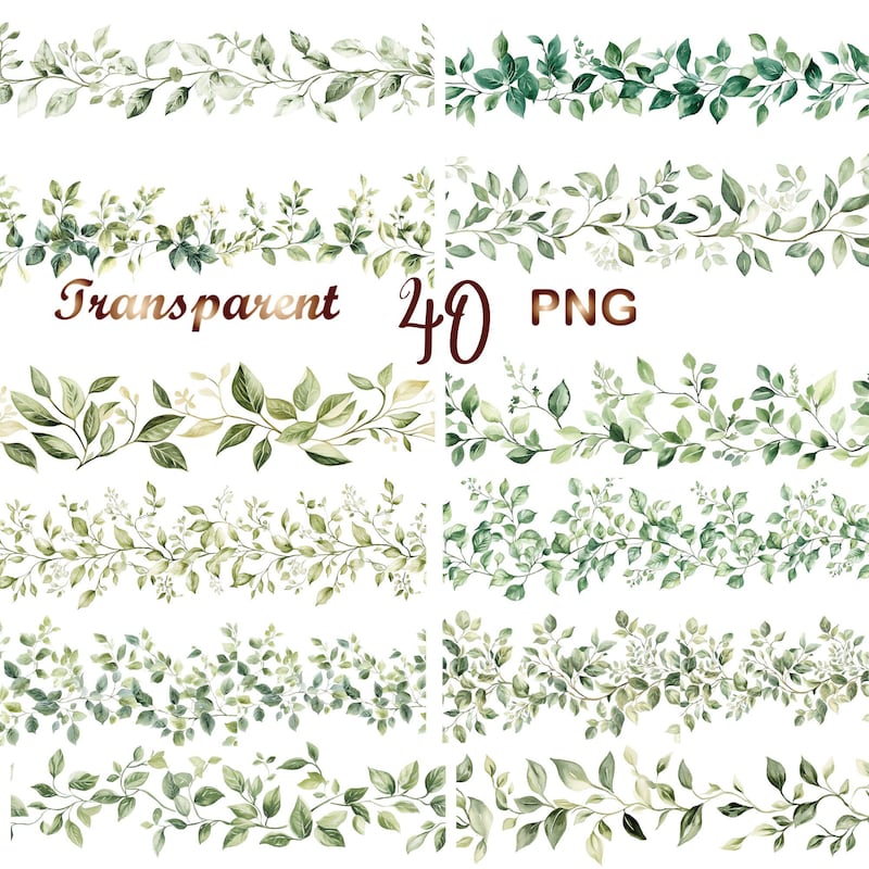 Border Leaf Wallpaper - Etsy