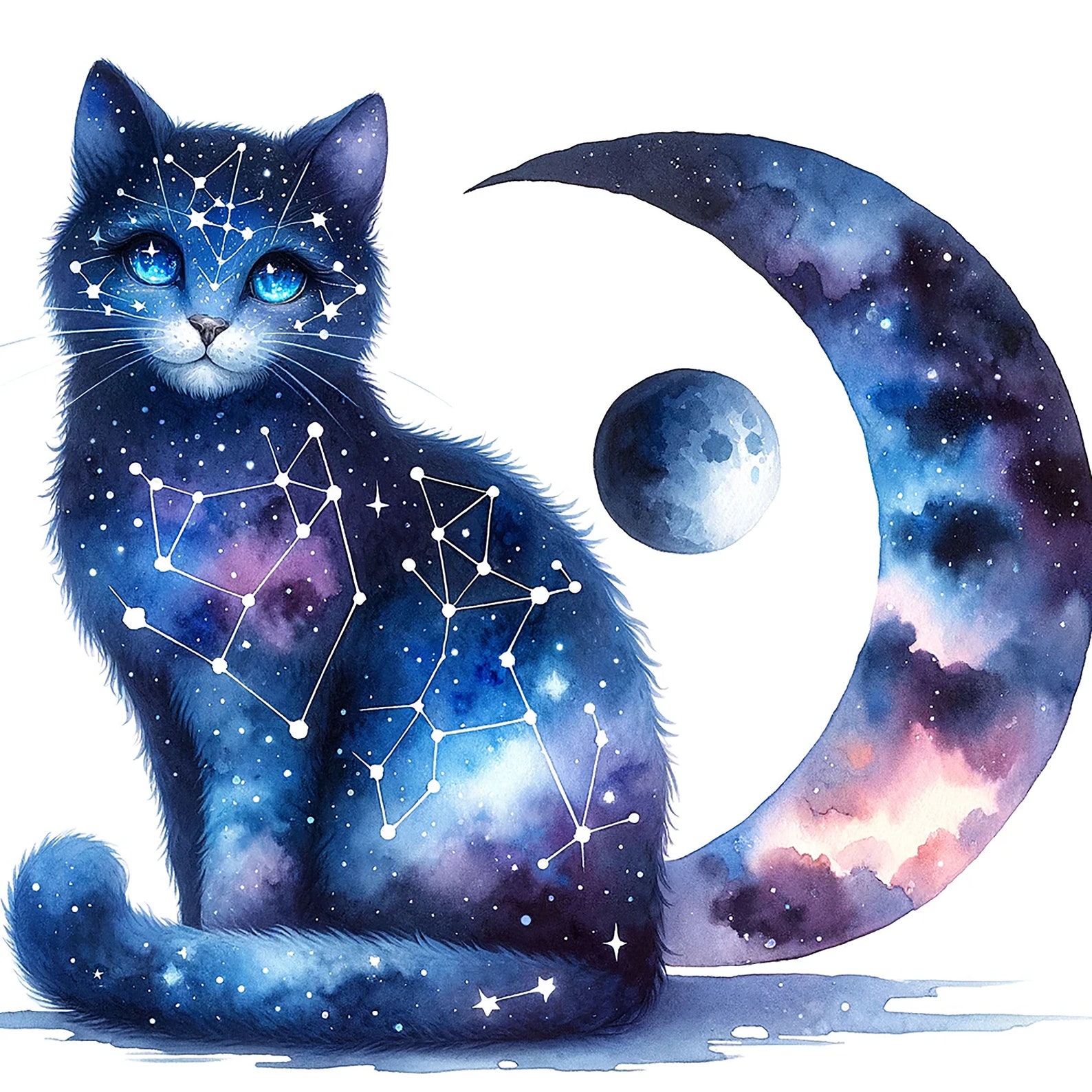 38 JPG, Celestial Cat, Mystical Cat, Celestial Magic Paganwitchcraft ...