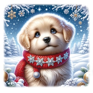 20 PNG, Christmas Clipart Bundle, Puppy Clipart Bundle, Puppy Clipart ...