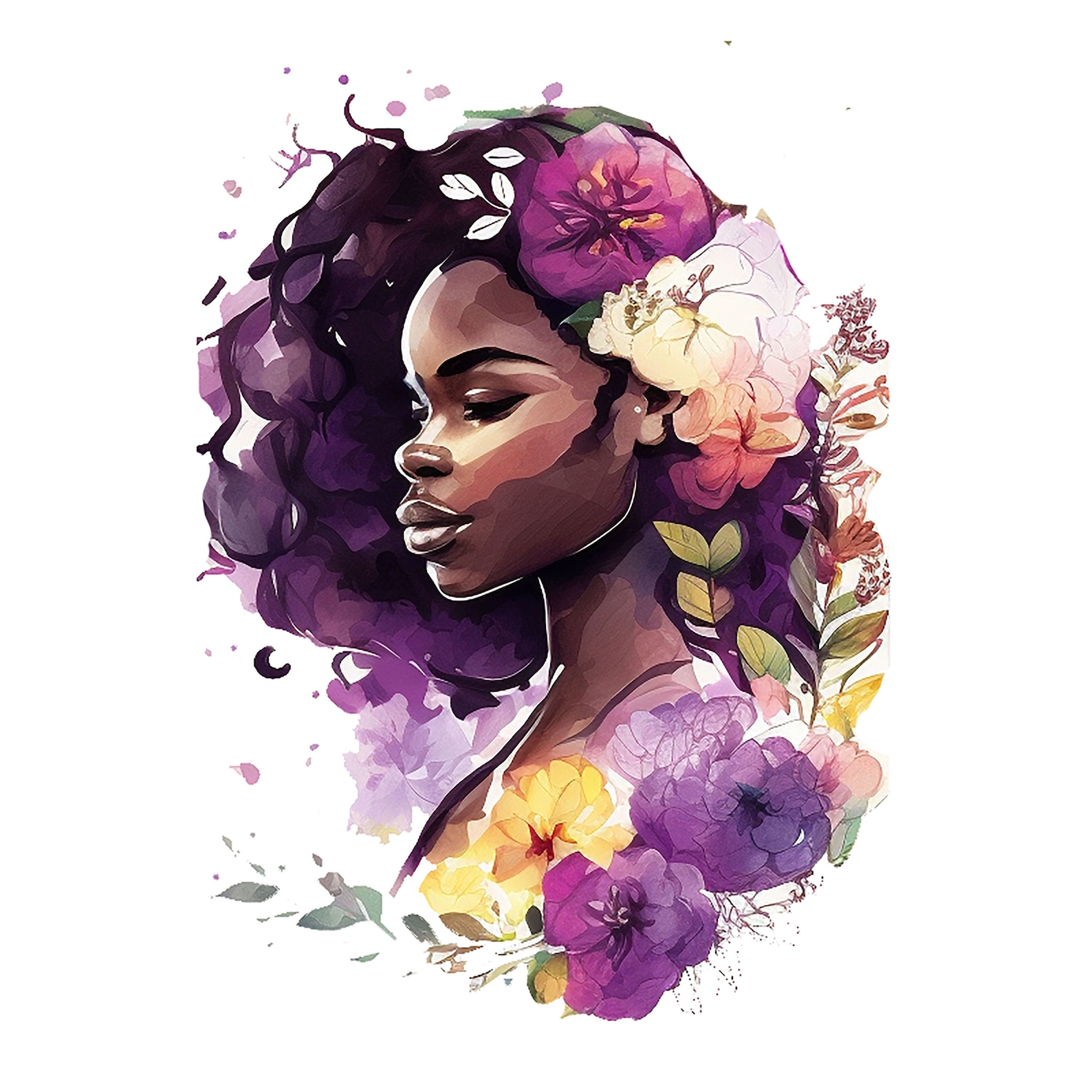 11 Flower Mood PNG, Spring Days Clipart, Floral Mood, Flower Lady ...