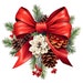 10 Christmas Bows Clipart, Christmas Clipart, Winter Clipart, Holiday ...