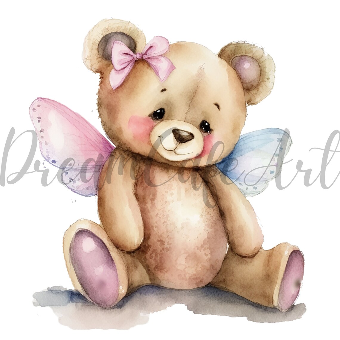 6 Teddy Bear Clipart Jpgs, High Quality, Digital Planner, Paper Crafts ...