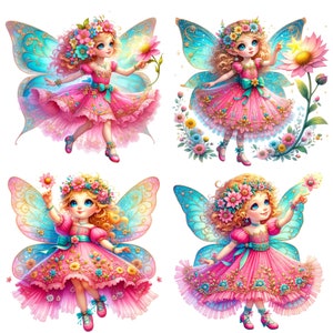 21 Spring Fairy Clipart Bundle Png,spring Fairy Png,fairy Illustration ...