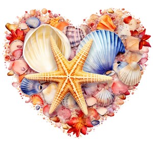 23 Watercolor Retro Beach Clipart Png, Beach Clipart Bundle,retro Style ...