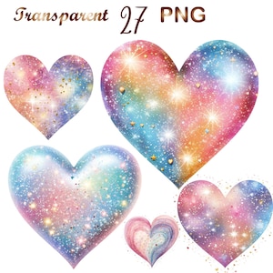 27 Valentine's Day PNG, Pastel Heart Valentines Day Clip Art, Love ...