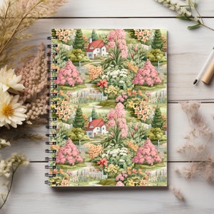 90 Seamless Spring Garden Digital Paper, Spring Garden Seamless Pattern ...