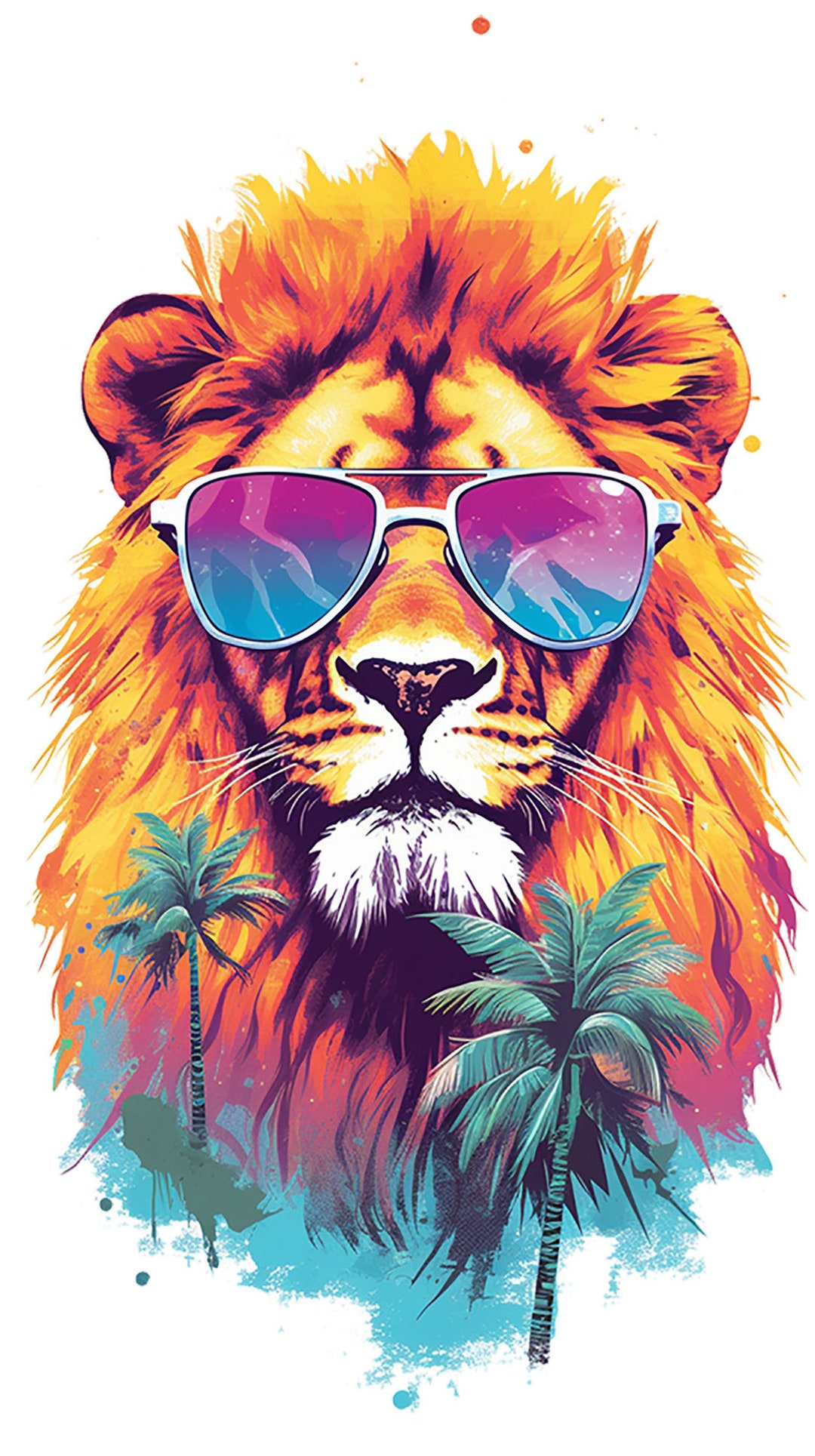 10 Cool Lion PNG, Lion Png, Lion Sublimation, Watercolor Lion ...