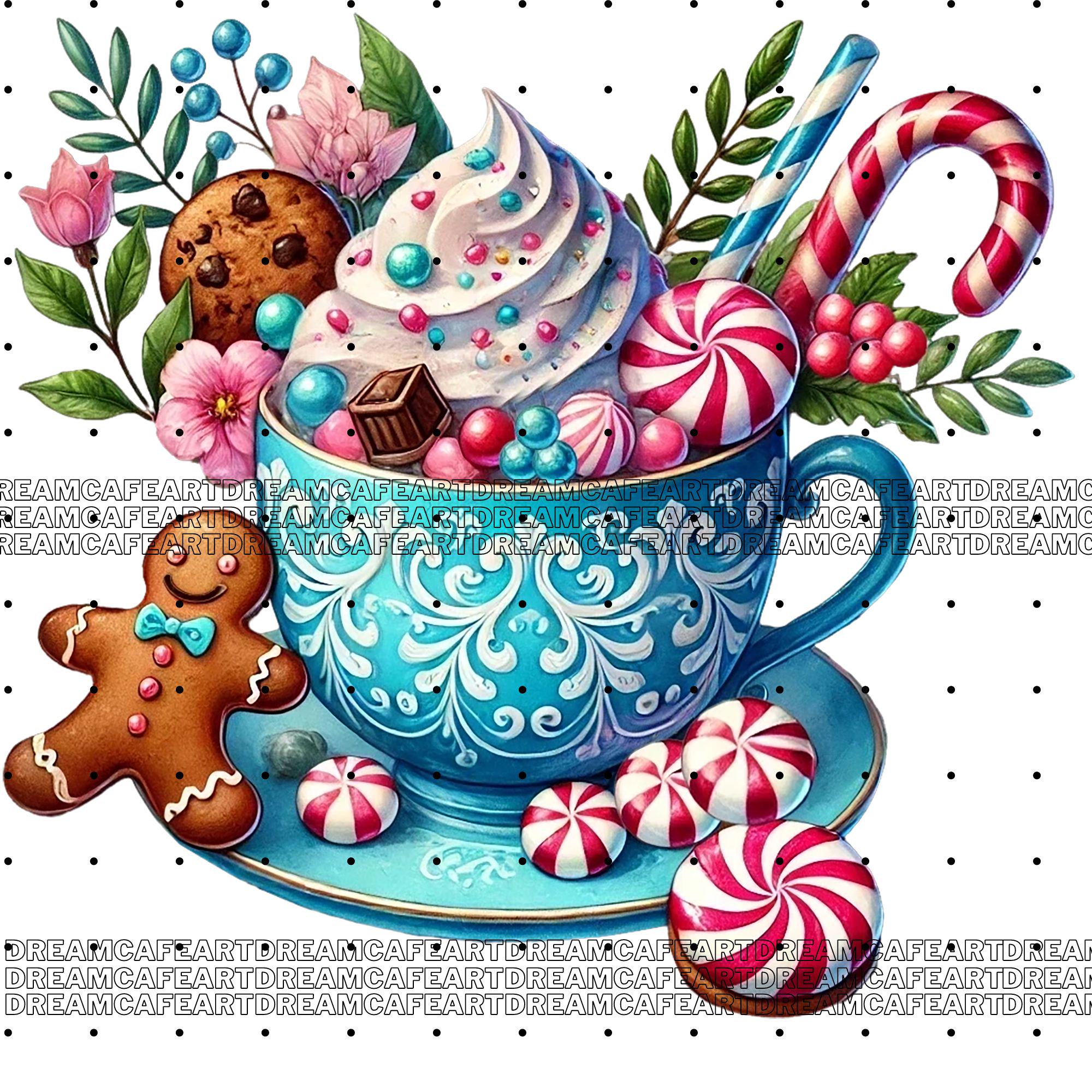 32 PNG Set 2 Winter Hot Cocoa Clipart, Cozy Hot Chocolate Graphics ...
