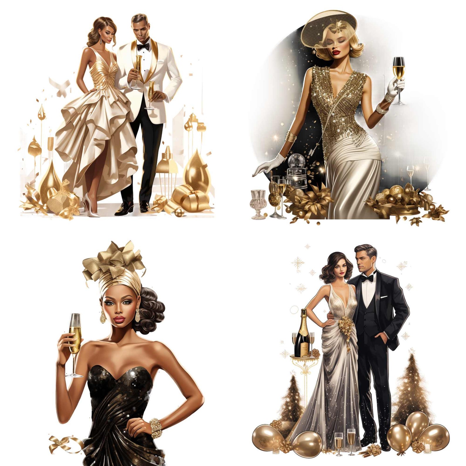 38 PNG, Celebrations Clipart Bundle, Party Clipart, Accessories PNG ...