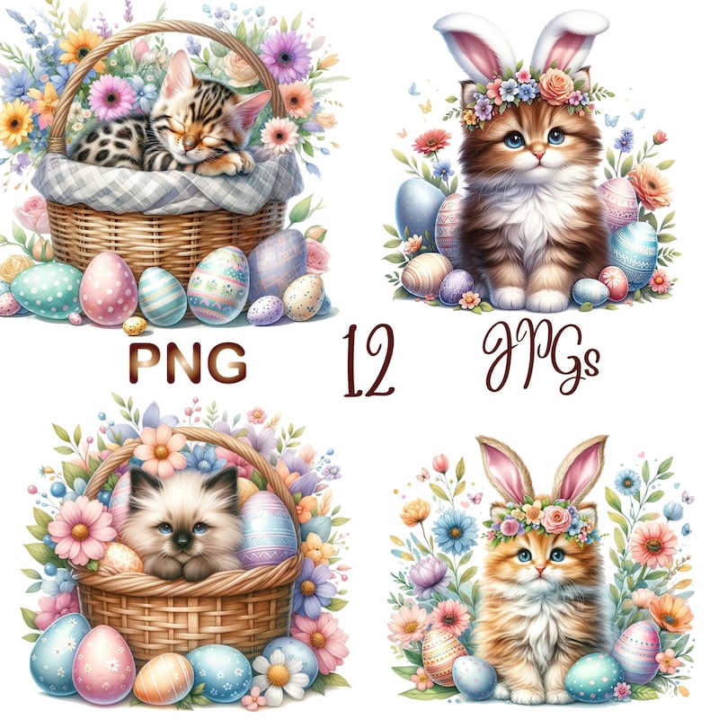 Black Cat Easter - Etsy