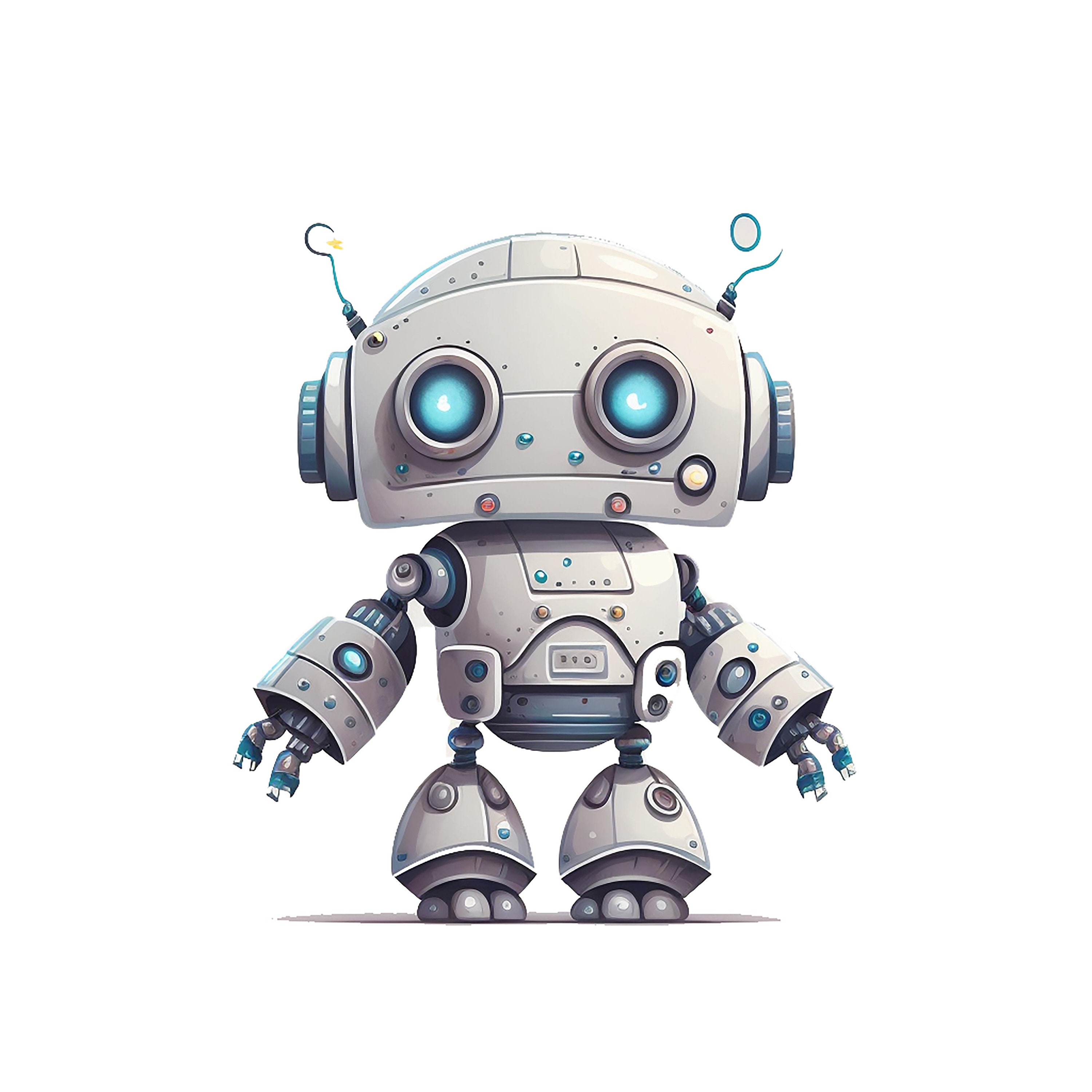 11 Watercolor Robot Clipart Cute Robot Clipart Robot Clip - Etsy UK