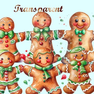 21 Gingerbread PNG, Christmas Clipart, Winter Clipart, Holiday Clipart ...