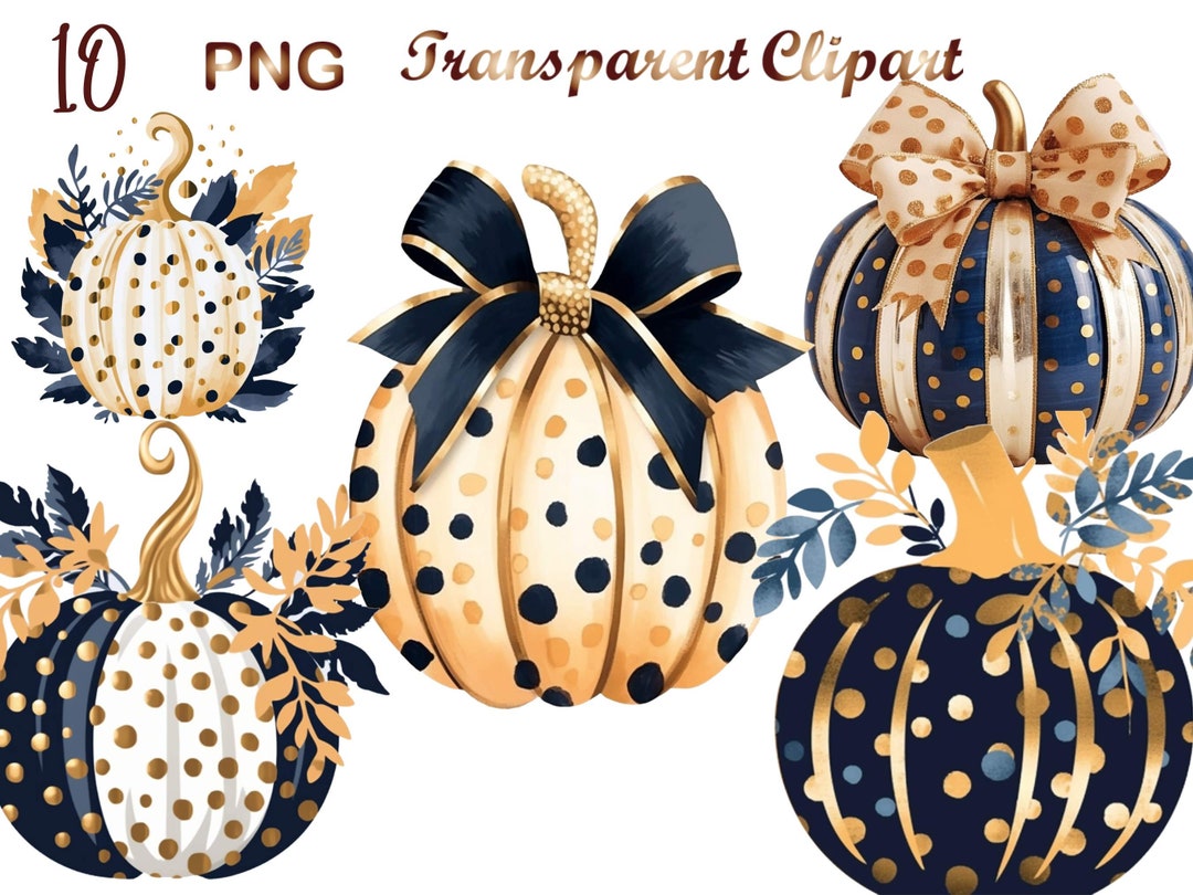 10 Halloween Clipart PNG, Pumpkin Clipart PNG, Pumpkin PNG, Commercial ...