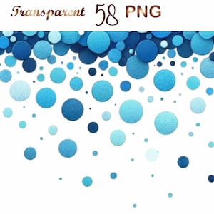 58 Confetti Clipart, Birthday Confetti Clipart, Blue Confetti Clipart ...