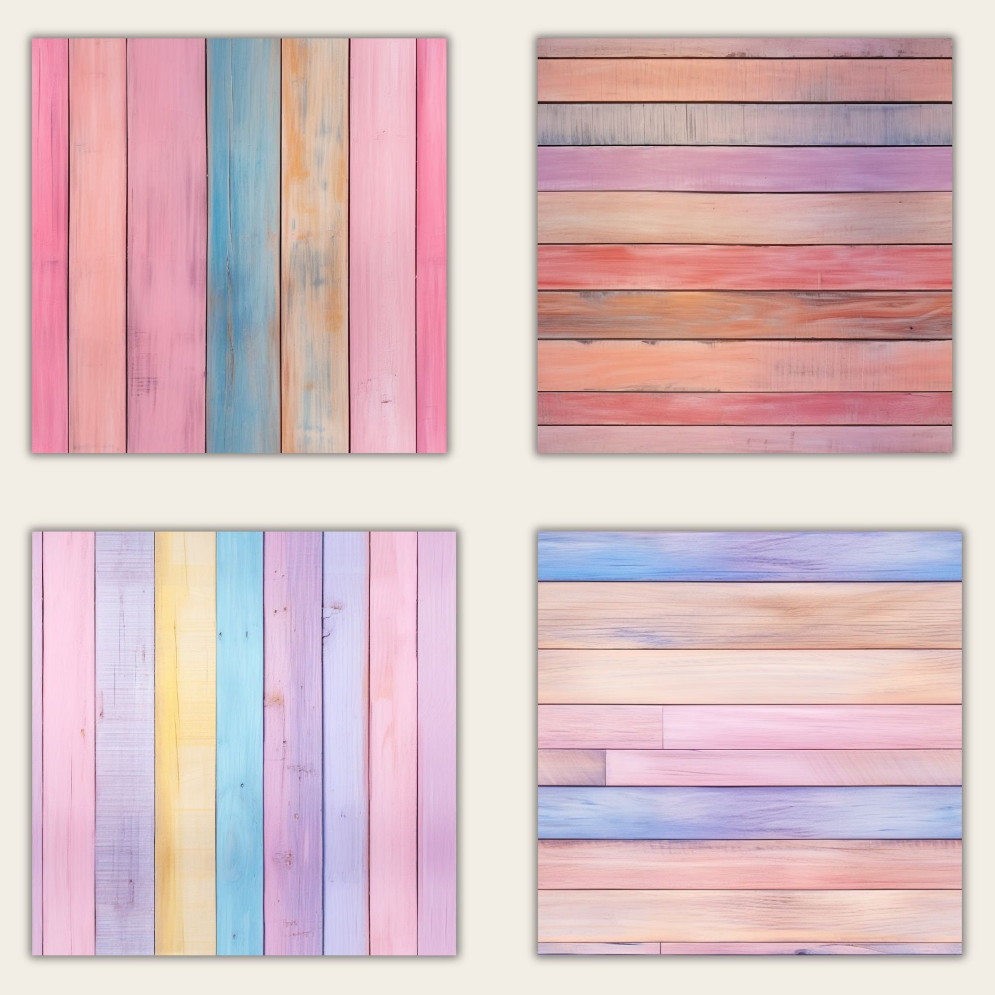50 Seamless Wood Textures Digital Paper, Seamless Pattern, Seamless ...