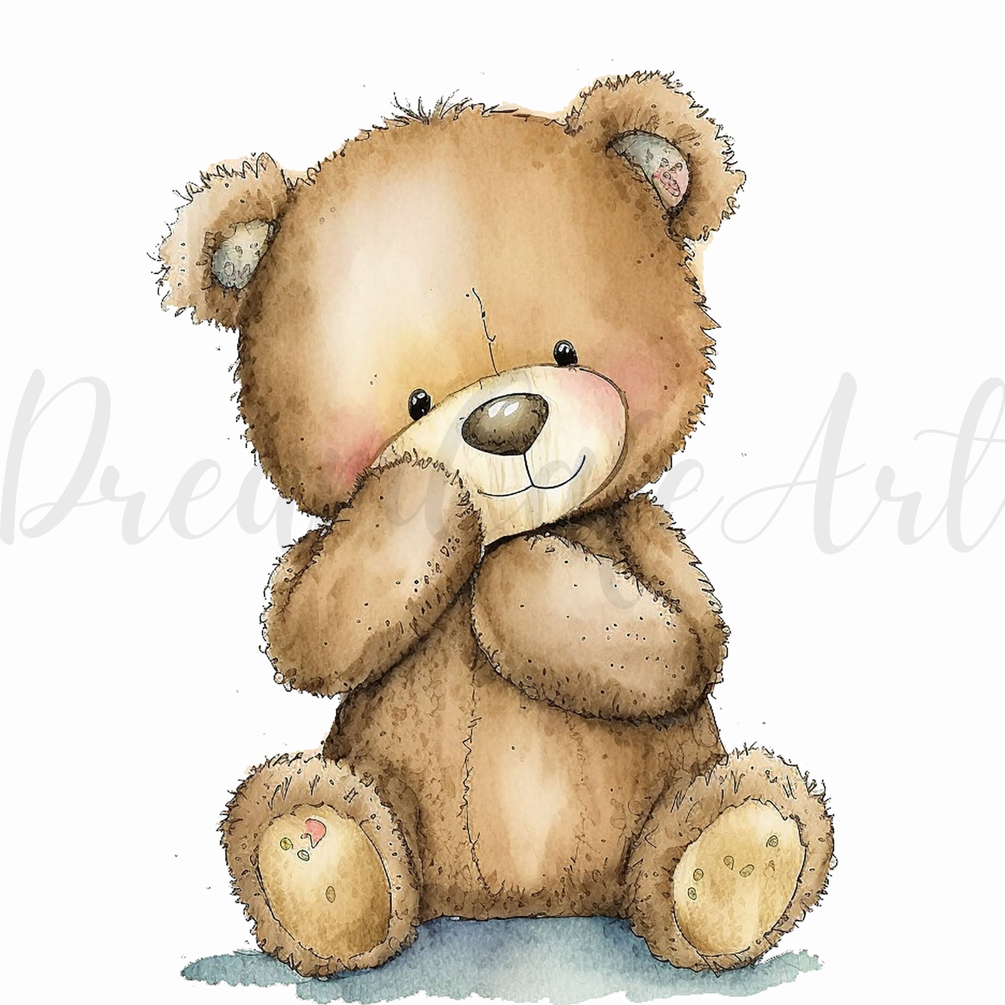 11 Teddy Bear Clipart Jpgs High Quality Digital Planner - Etsy Australia