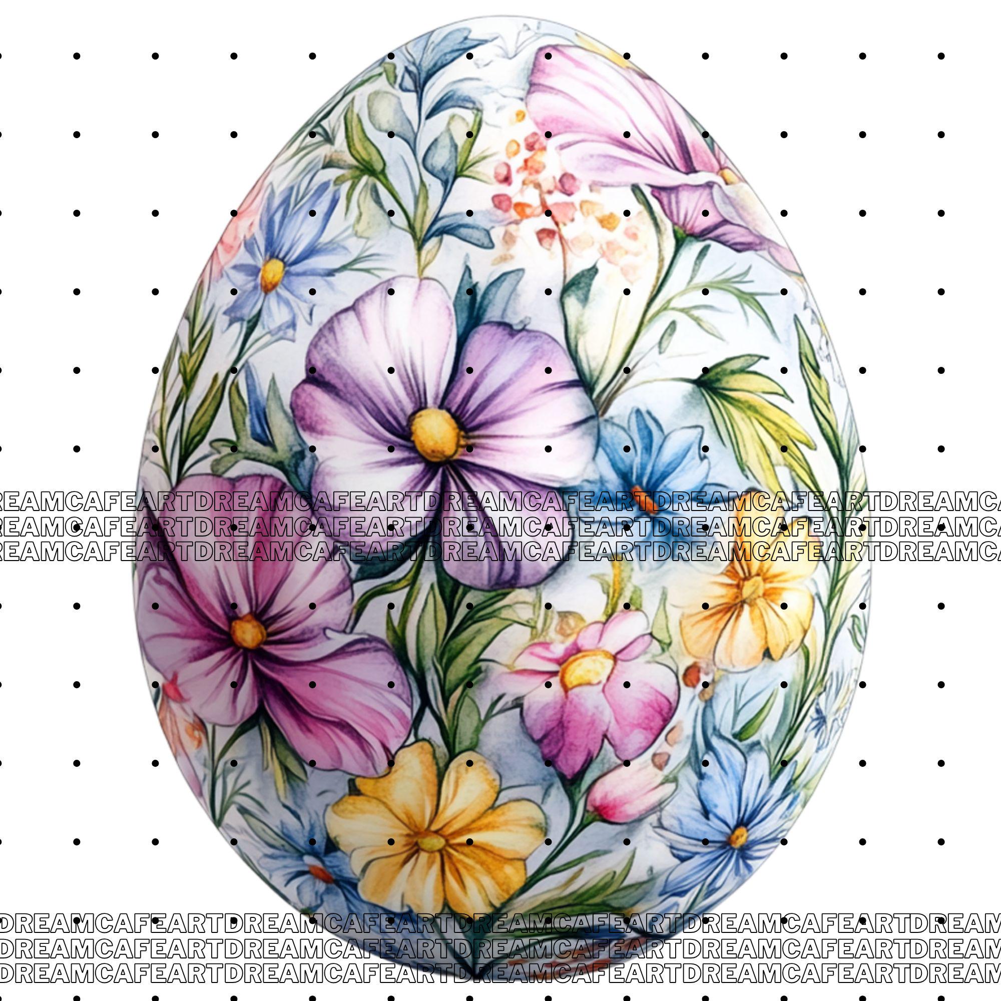 50 PNG Easter Eggs Clipart Bundle, Festive Easter Eggs Graphics Designs ...