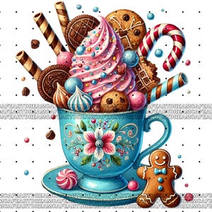 32 PNG Set 2 Winter Hot Cocoa Clipart, Cozy Hot Chocolate Graphics ...