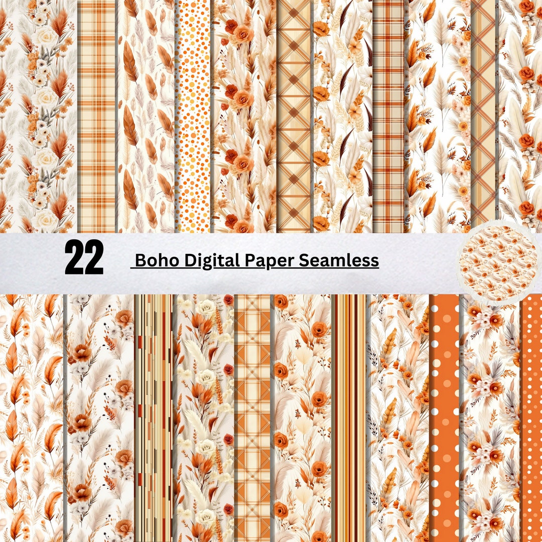 22 Boho Seamless Pattern, Boho Seamless File, Boho Pattern, Boho ...