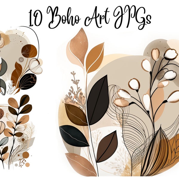 Boho Clip Art - Etsy