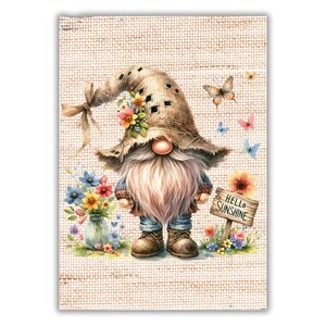 9 Spring Gnome Sign,easter Gnome Sign for Wreath,wreath Sign Png,garden ...