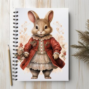 36 Fairytale Rabbit Clipart, Jpgs, Fairy Tale Animal Clip Art,vintage ...