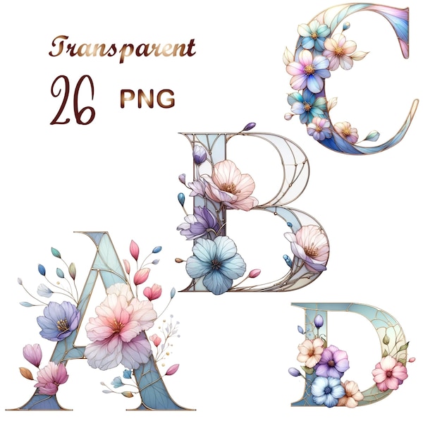 Alphabet Clipart - Etsy