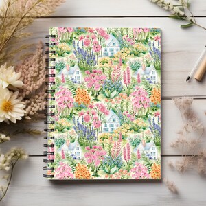 90 Seamless Spring Garden Digital Paper, Spring Garden Seamless Pattern ...