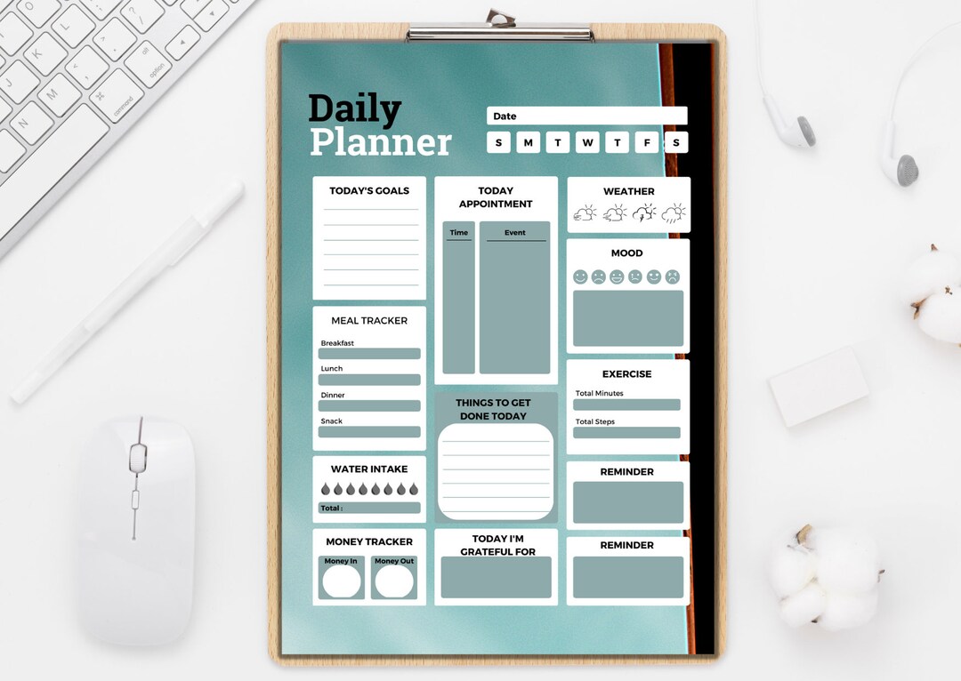 Daily Schedule Planner - Etsy