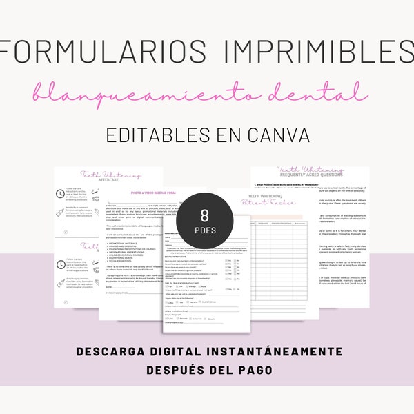 Spanish Intake Form - Etsy