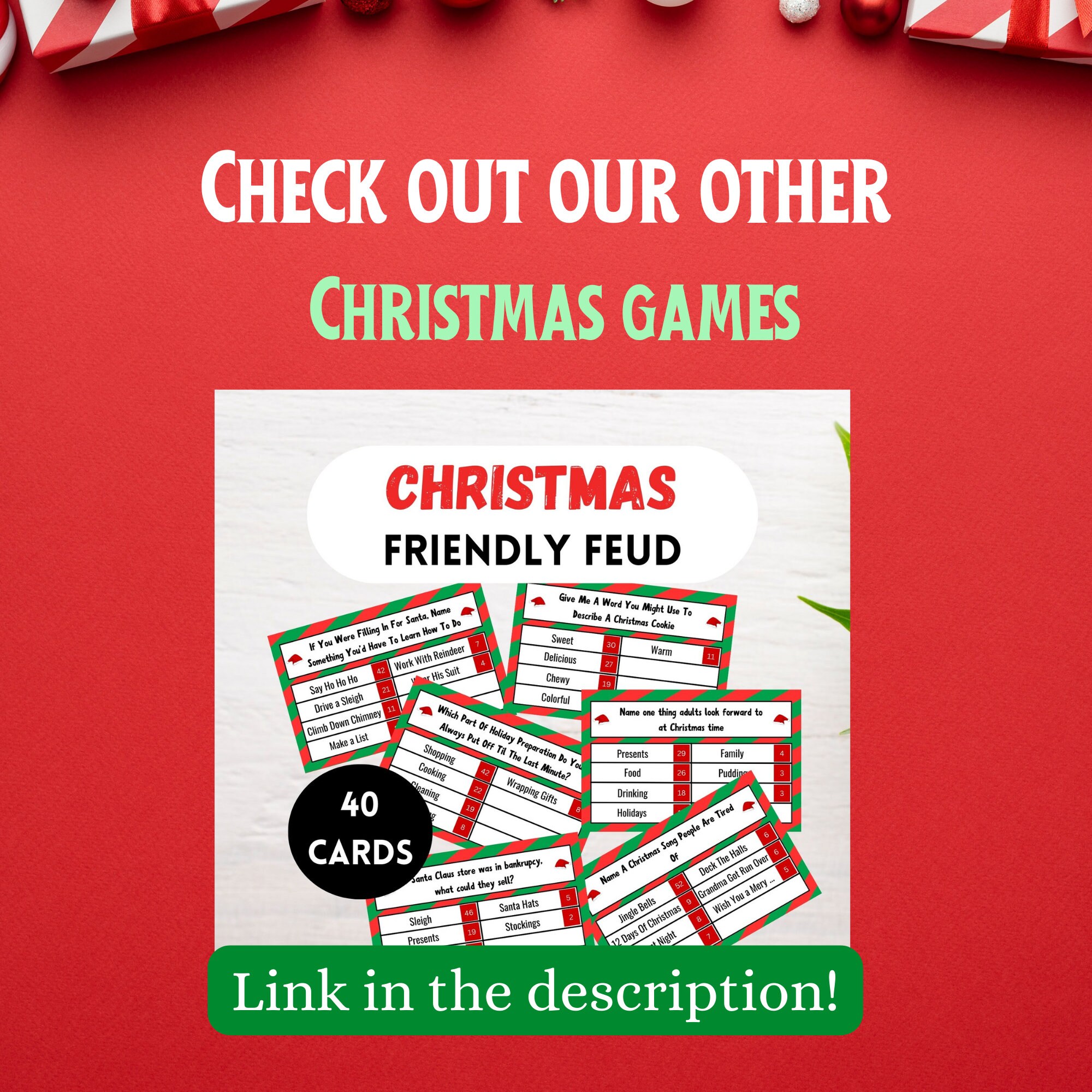 EDITABLE Christmas Dice Gift Exchange Game Secret Santa Dice Printable ...