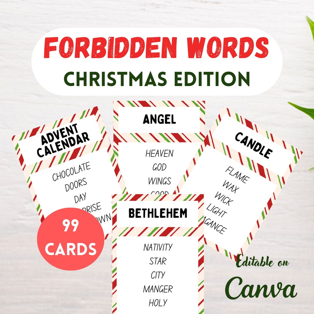 Forbidden Words Christmas Edition| Christmas Trivia | Christmas Game ...