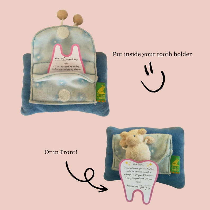 Letter From the Tooth Fairy First Tooth | Mini Tooth Fairy Note ...