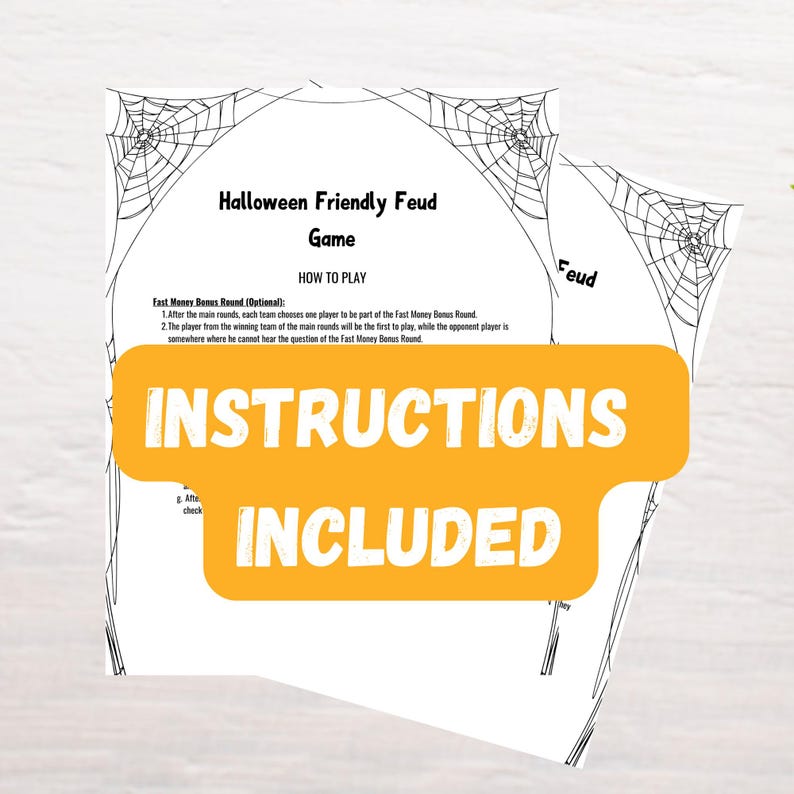 Halloween Family Feud Questions | Halloween Trivia | Halloween Game ...