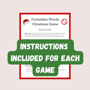 Printable Christmas Game Bundle | Christmas Family Games | Printable ...