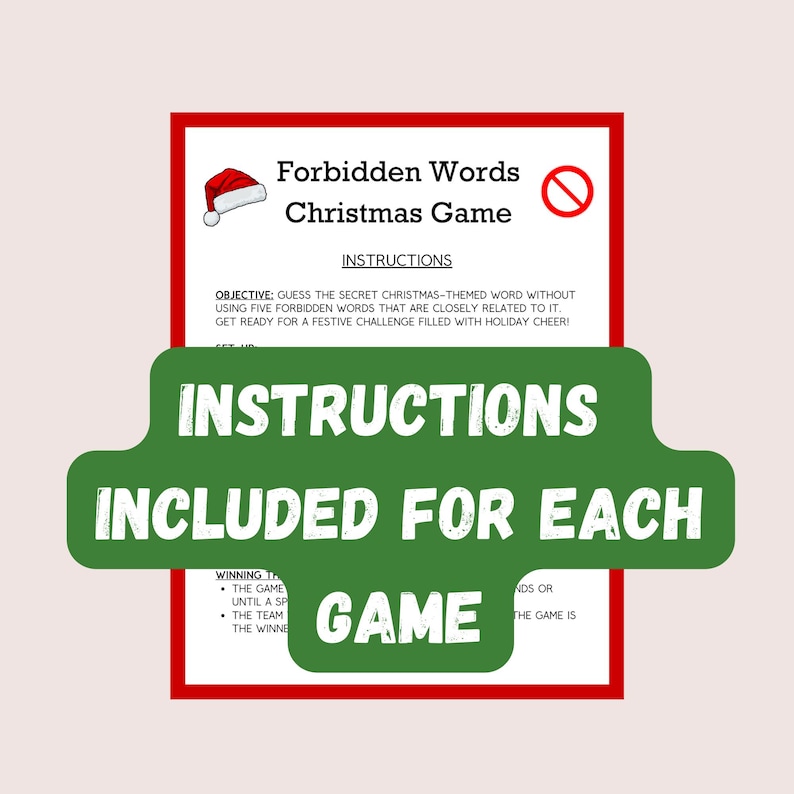 Printable Christmas Game Bundle | Family Holiday Fun (digital Download ...