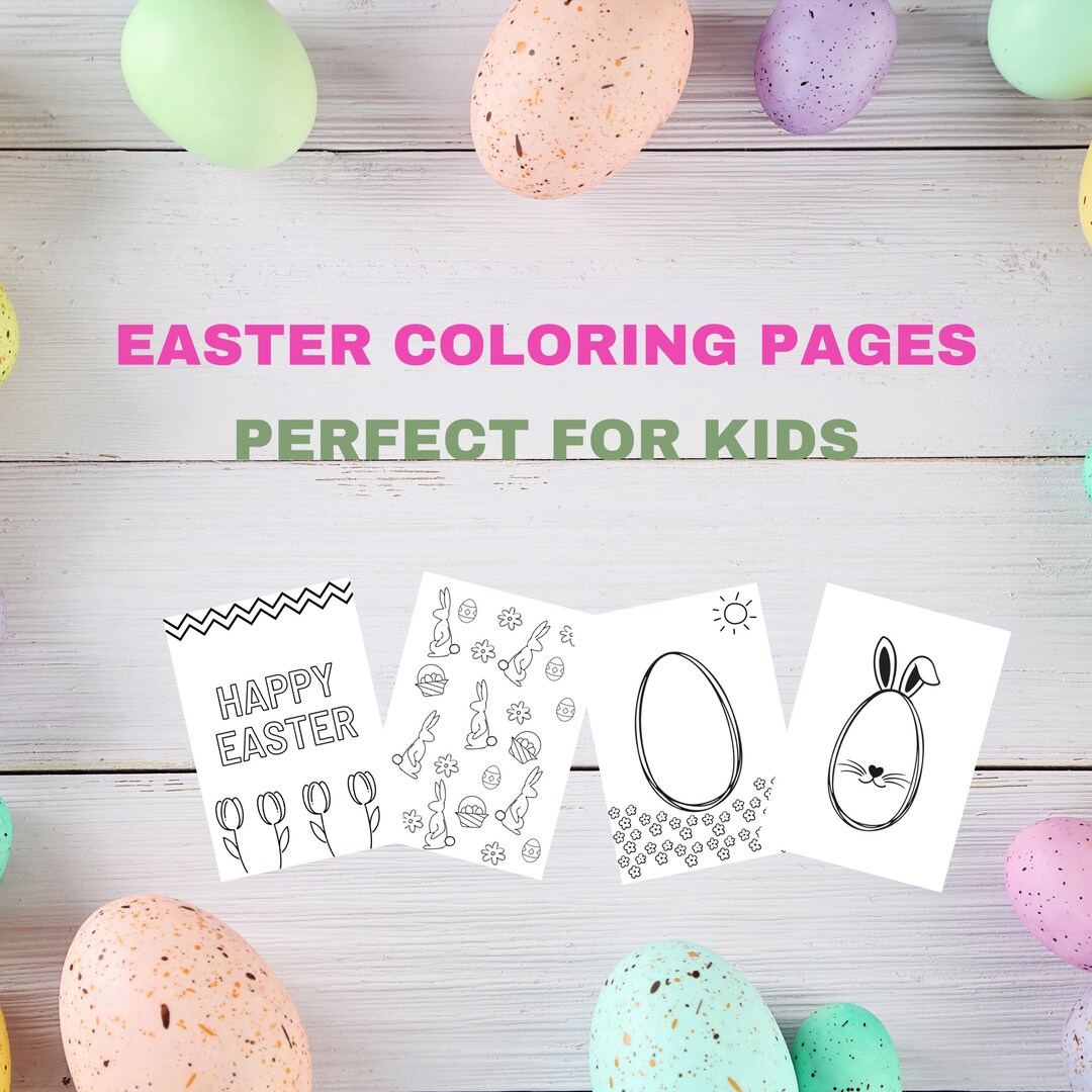 Easter Coloring Pages | Kids Painting Designs | Printing Pages | Black ...