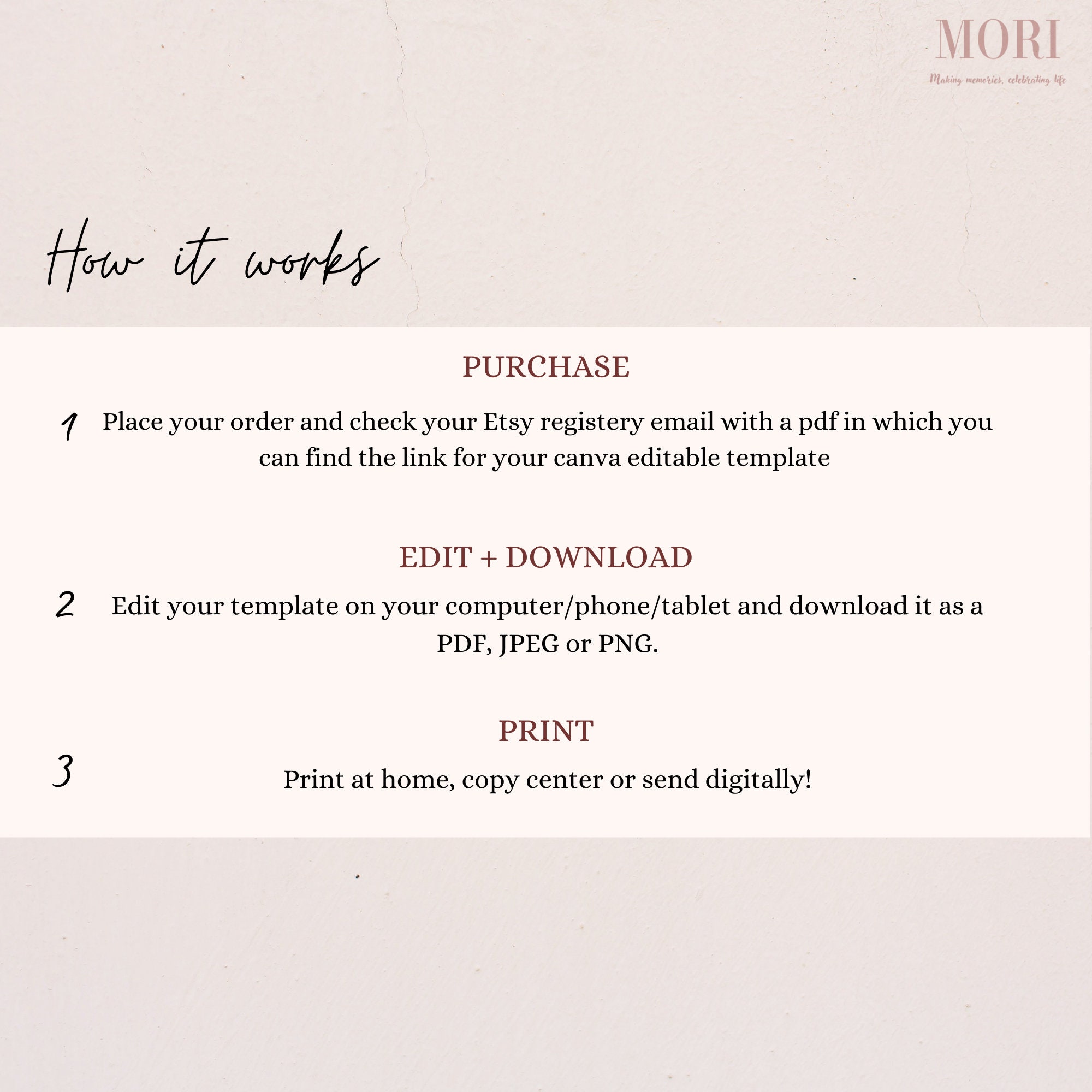 Minimalistic Audio Guest Book Sign Template Boho Digital Download Guest ...