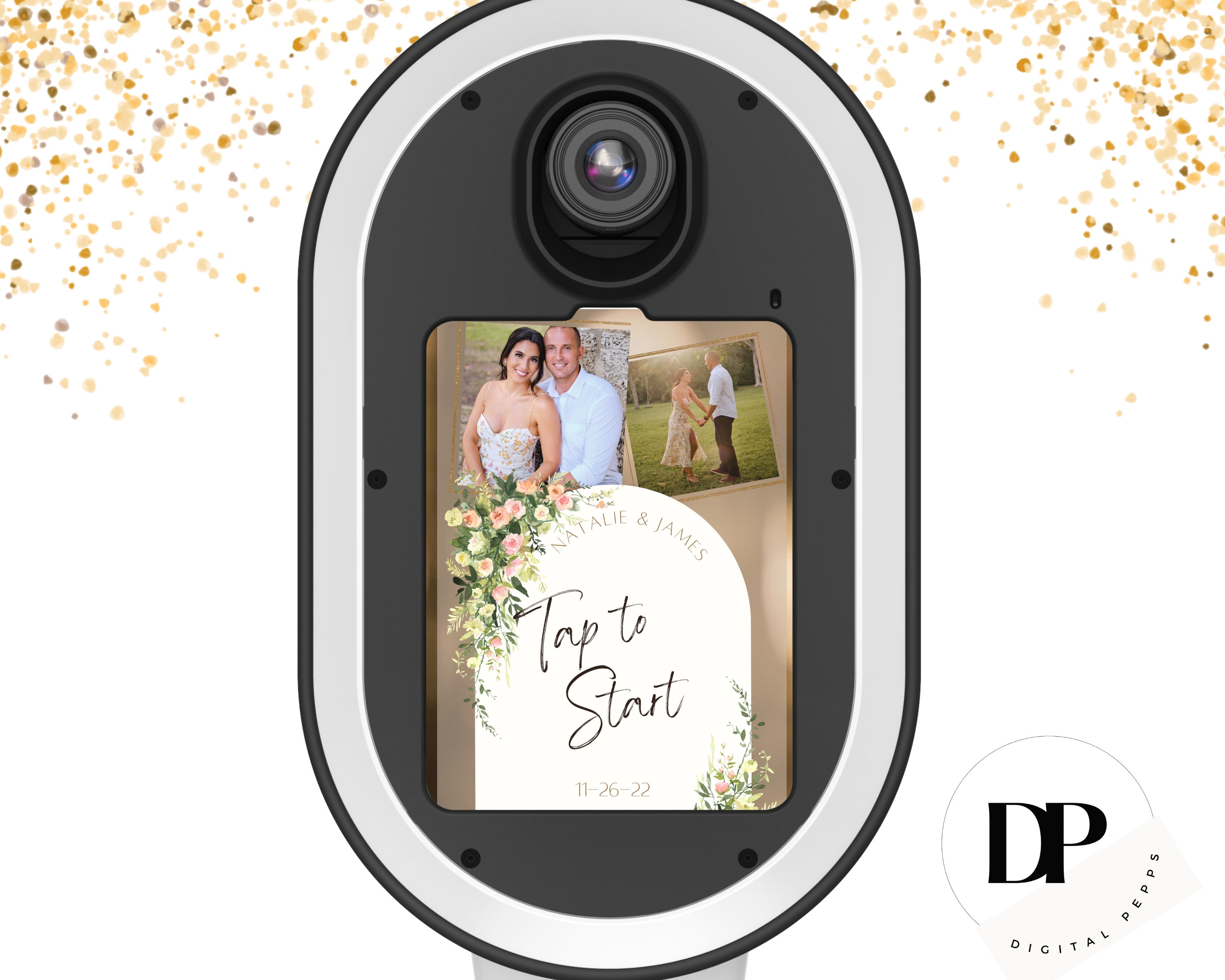 Photo Booth Tap to Start & Idle Screen, Customizable Tap to Start ...