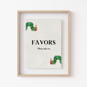 The Very Hungry Caterpillar Welcome Sign, Editable Number, Hungry ...