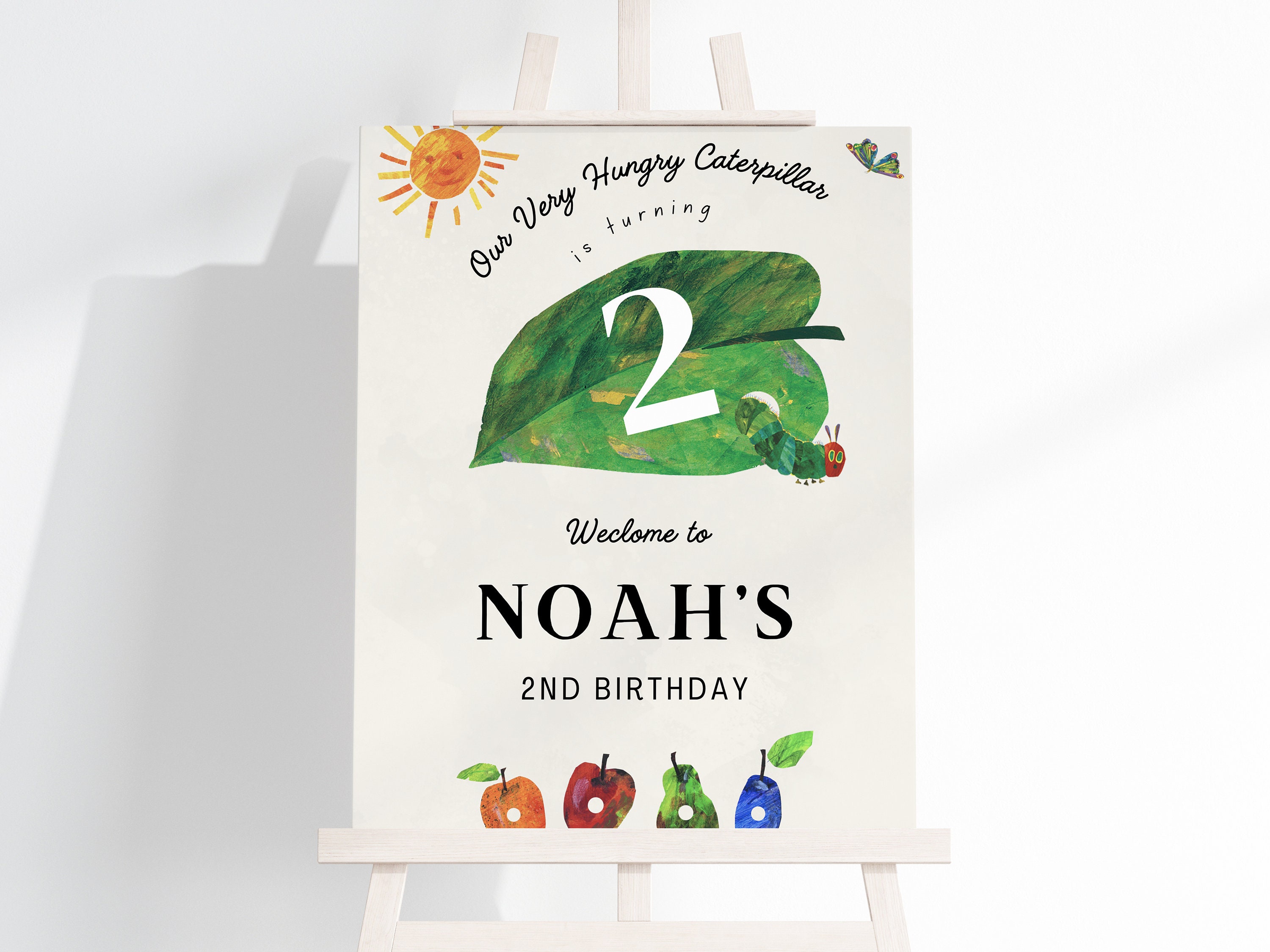 The Very Hungry Caterpillar Favor Tags I Caterpillar Thank You Tag the ...