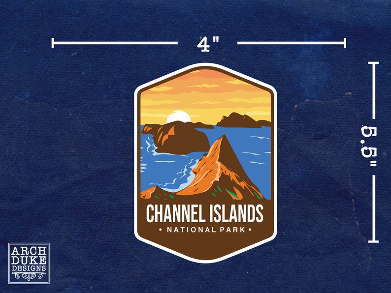 Channel Islands National Park Sticker 4x5.5 - Etsy