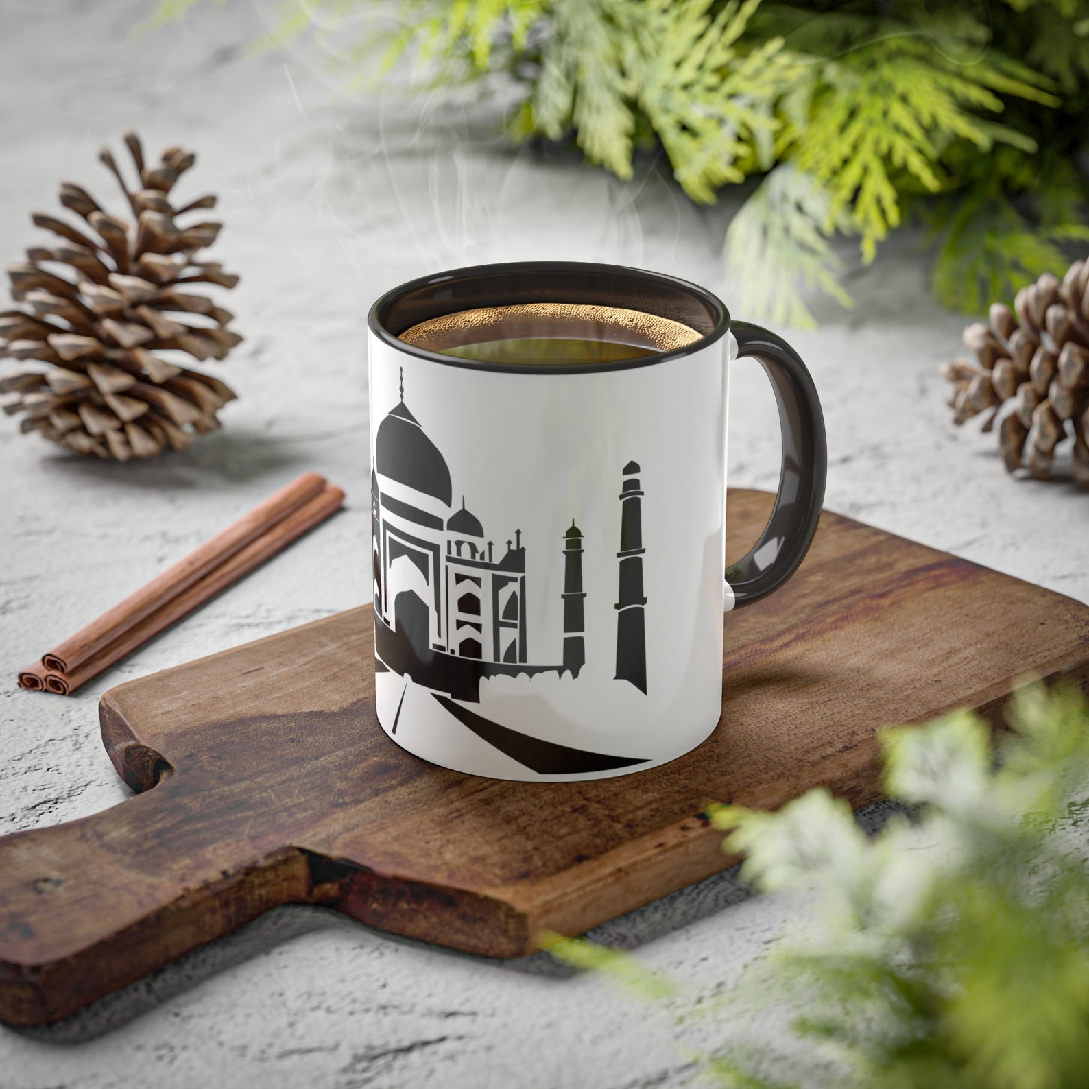 Taj Mahal on the Coffee Mug | India | Coffee Mug | Tea Cup - Etsy