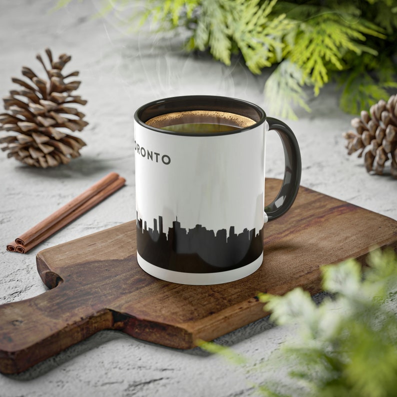 Toronto Skyline on the Coffee Mug | Toronto | Coffee Mug | Tea Cup - Etsy