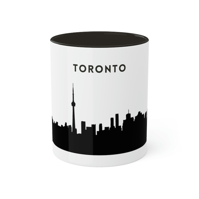 Toronto Skyline on the Coffee Mug | Toronto | Coffee Mug | Tea Cup - Etsy