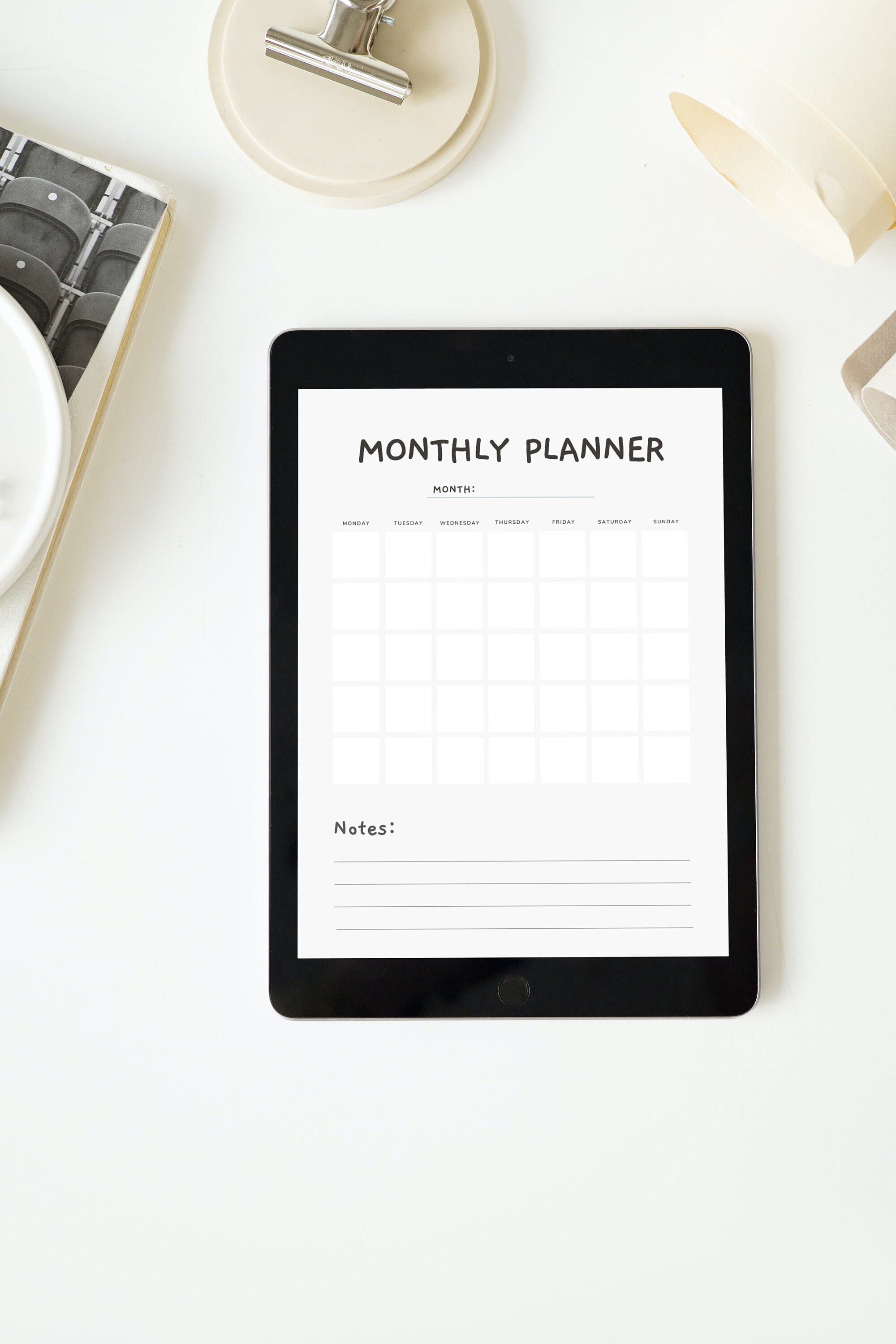 Eco-friendly Digital Daily, Weekly, Monthly Planner - Printable ...