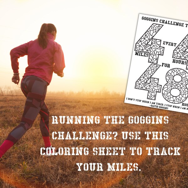 Mile Tracker Coloring - Etsy
