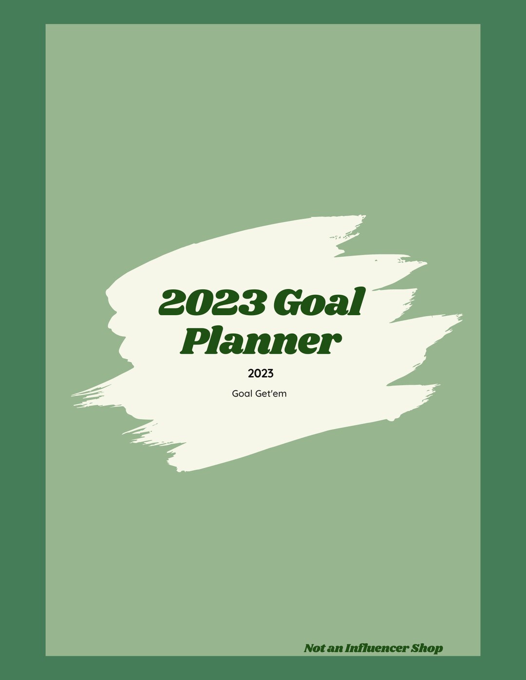 Aesthetic Goal Tracker and Planner 2023 - Etsy
